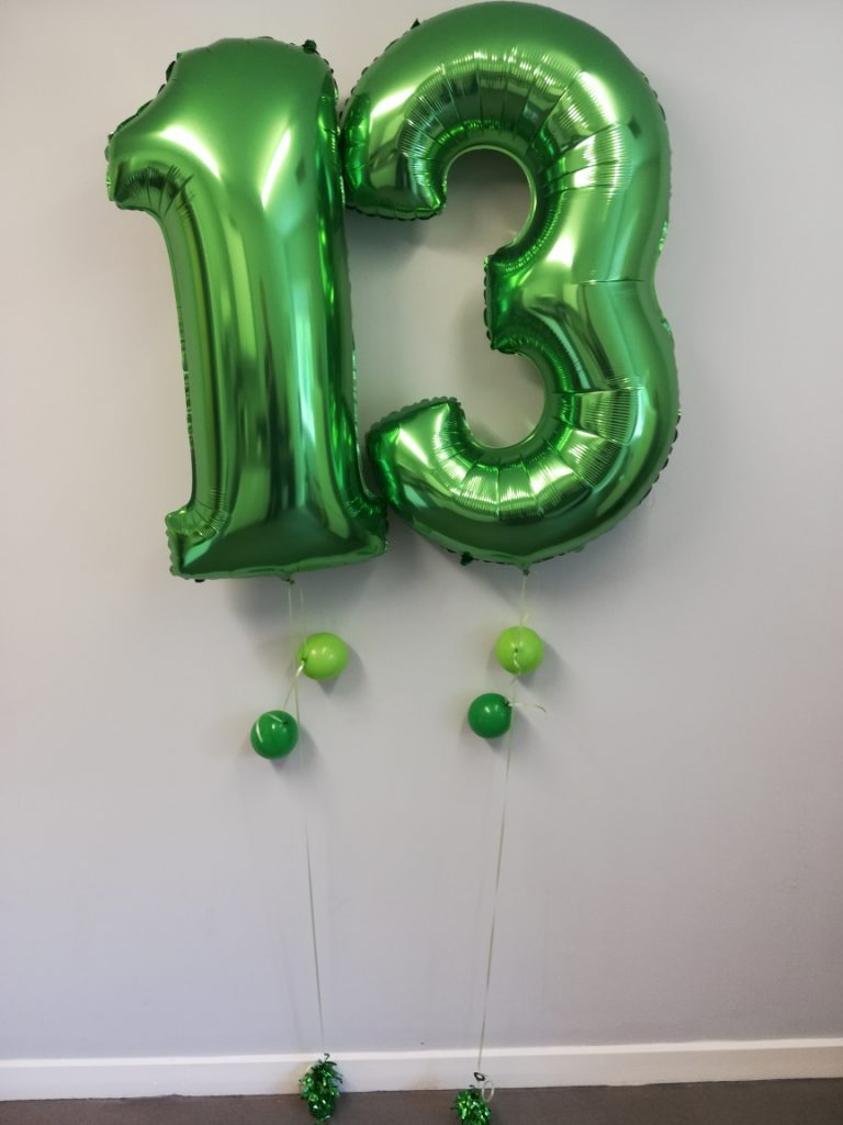 Green Large Number 3 : Party Blowout Rutherglen Glasgow