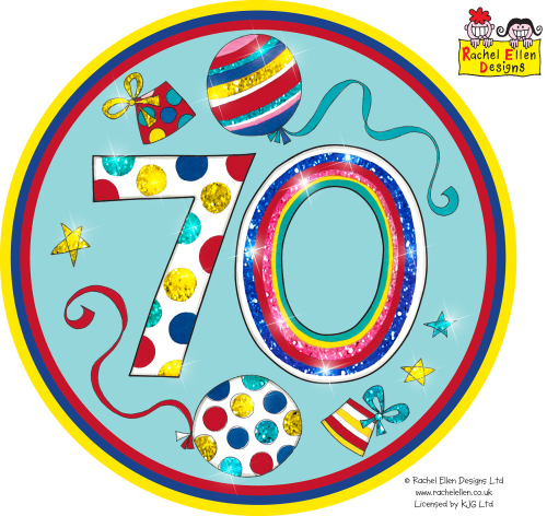 Rachel Ellen Age 70 Happy Birthday Badge Party Blowout Cumbernauld Rachel Ellen Age 70 Happy Birthday Badge Party Blowout Cumbernauld